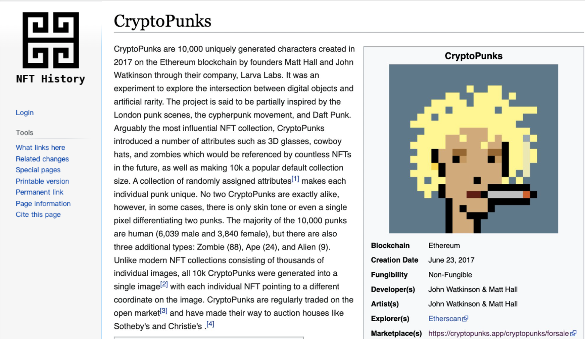 NFT世界的維基百科！「NFT History」目標提供最正確、開放的專案歷史資訊 | 鏈新聞 ABMedia