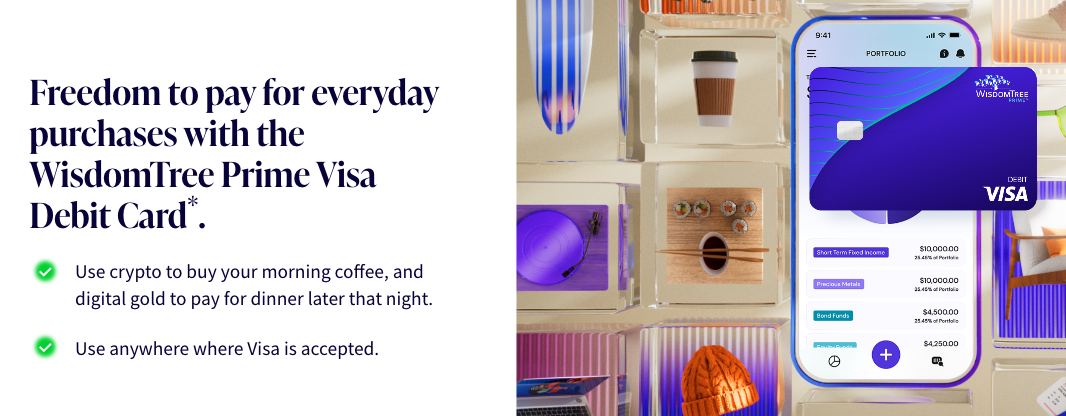 資管公司WisdomTree推出財務App！可購買比特幣等多樣商品，將支援支付功能